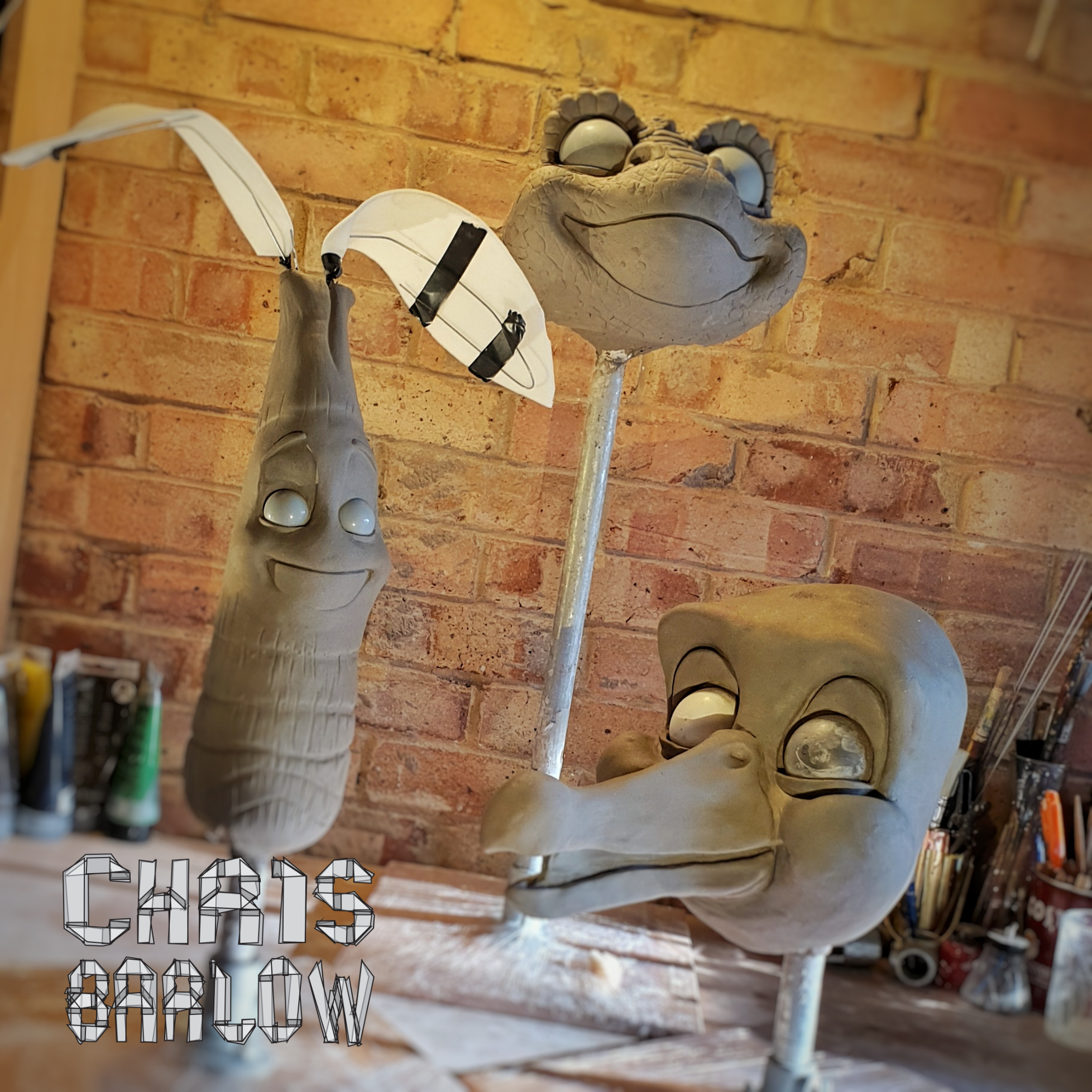 Character Head Sculpts • Chris Barlow Puppet maker and Artist